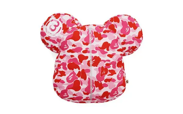 A BATHING APE Medicom Abc Bear Cushion - Pink