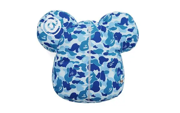 A BATHING APE Medicom Abc Bear Cushion - Blue