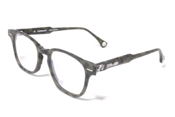 A BATHING APE Optical 4 Eyeglasses Frame - Green