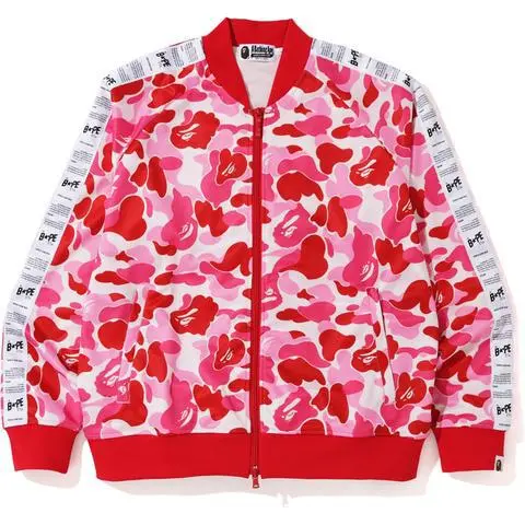 A BATHING APE Abc Bapesta Tape Jersey Top - Pink