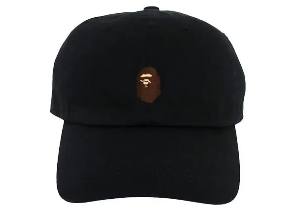 BAPE One Point Panel Cap - Black