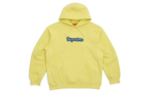 Supreme Gonz Logo Hooded Sweatshirt - Lemon