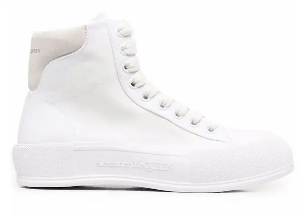 Alexander McQueen Deck Plimsoll High-top Sneakers