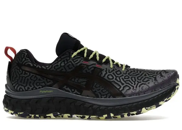 Asics Trabuco Max Brain Dead Chaos Slimein - Black/cinnabar