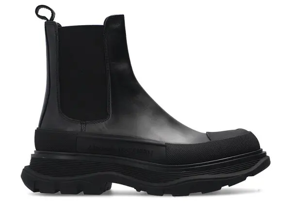 Alexander McQueen Chelsea Tread Ankle Boot - Black