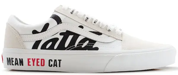 VANS Old Skool Patta Mean Eyed Cat Whitein