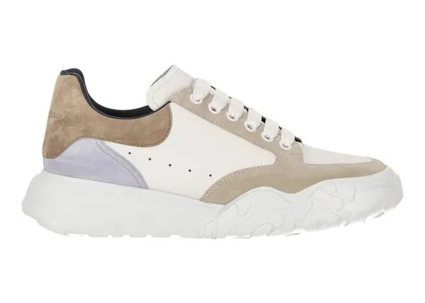 Alexander McQueen Court Trainers - White/beige/lavender