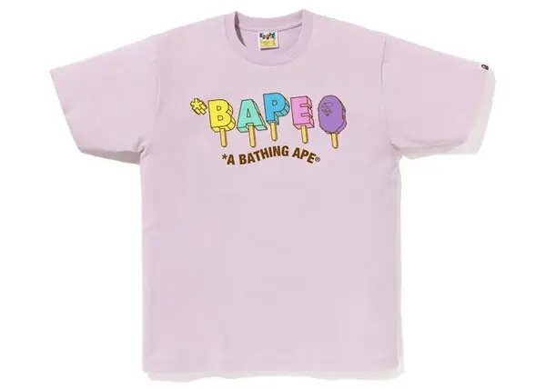 A BATHING APE Popsicle Tee Shirt - Purple