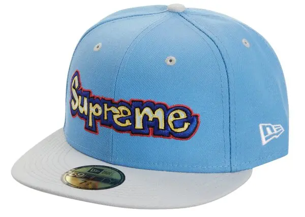 Supreme Gonz Logo New Era Cap - Light Blue