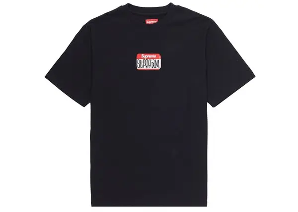 Supreme Gonz Nametag Short Sleeve Tee Shirt - Black
