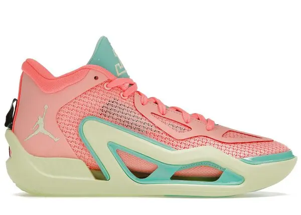 JORDAN Tatum 1 Pink Lemonade Sneakers - Pink Tint/barely Volt/lava Glow