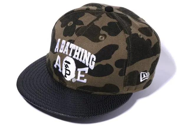 A BATHING APE 1st Camo 9fifty New Era Cap - Green