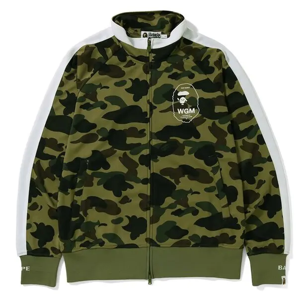 A BATHING APE 1st Camo Line Jersey Top