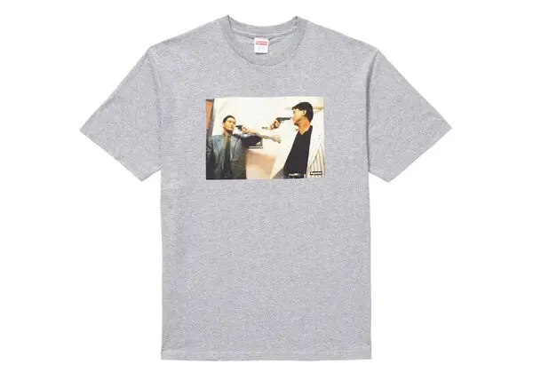 Supreme The Killer Trust Tee Shirt - Heather Grey