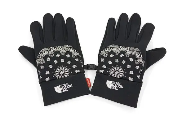 Supreme The North Face Bandana Gloves - Black
