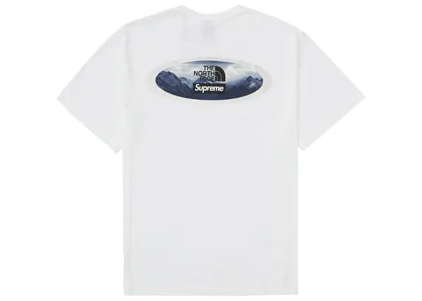 Supreme The North Face Mountains Tee Shirt - White