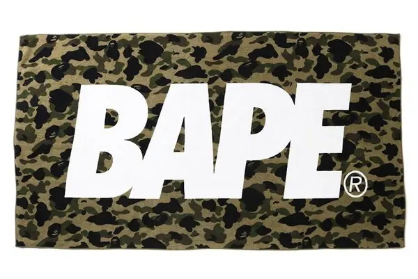 BAPE 1st Camo Beach Towel - Green
