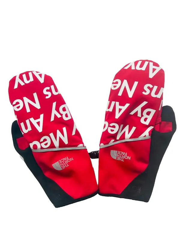 Supreme The North Face Winter Runners Gloves - Red