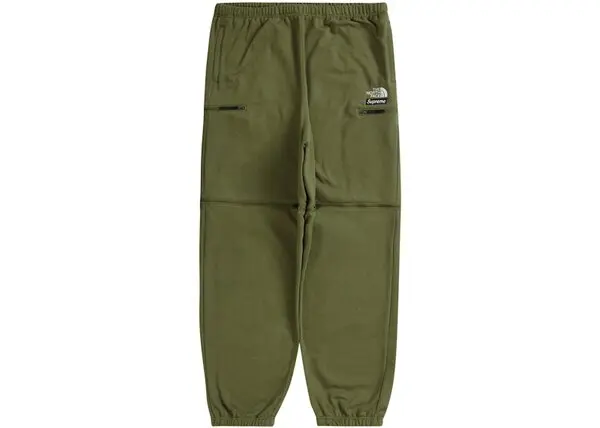 Supreme The North Face Convertible Sweatpant - Olive