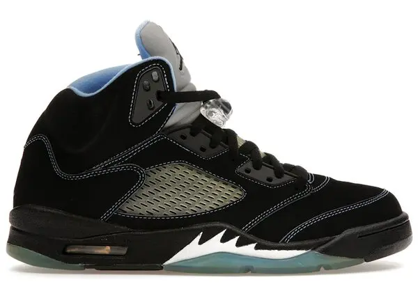 JORDAN 5 Retro Sneakers - Black/university Blue/silver