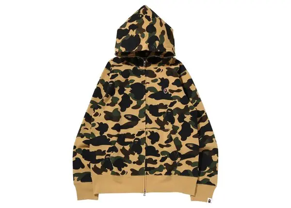 A BATHING APE 1st Camo One Point Full Zip Hoodie