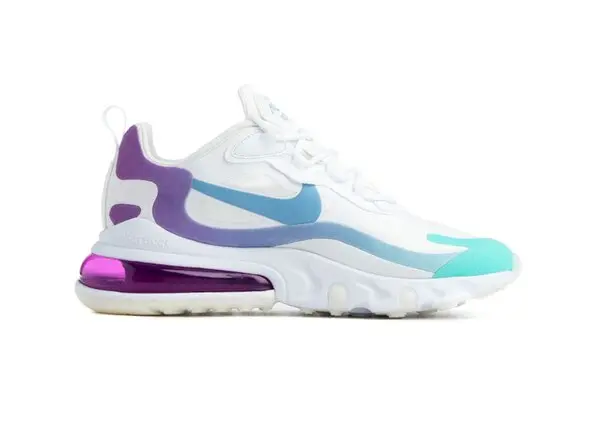 Nike Air Max 270 React Gradient Shift - White/blue/purple