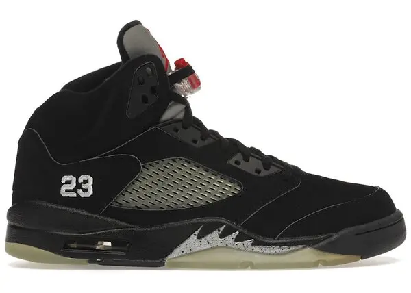 JORDAN 5 Retro Metallic 2007 - Black/metallic Silver/red