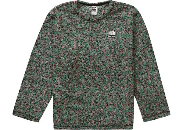 Supreme The North Face High Pile Fleece Long Sleeve Top - Multicolor