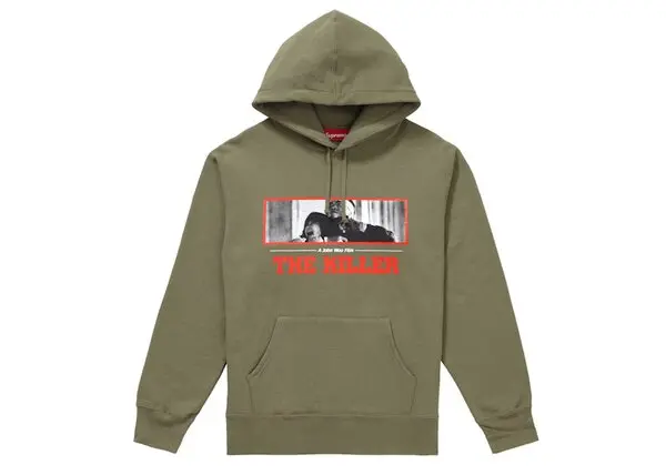 Supreme The Killer Hooded Sweatshirt - Light Olive