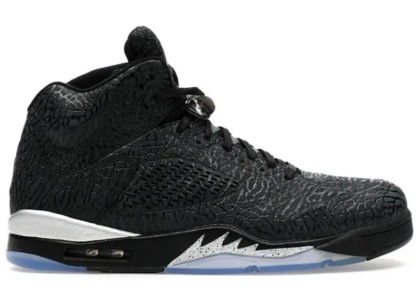 JORDAN 5 Retro 3lab5 Silverin Sneakers - Black/metallic Silver