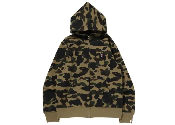 A BATHING APE 1st Camo One Point Full Zip Hoodie