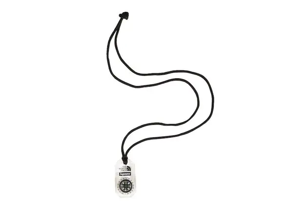 Supreme The North Face Compass Pendant Necklace