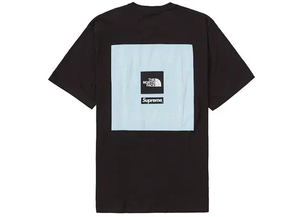 Supreme The North Face Bandana Tee Shirt - Black