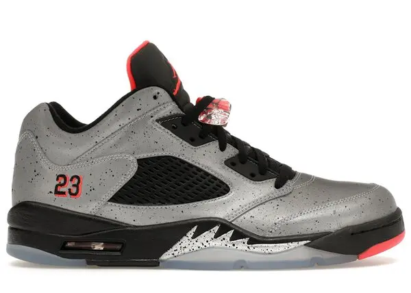 JORDAN 5 Retro Low Neymar Sneakers - Reflective Silver/infrared 23/black