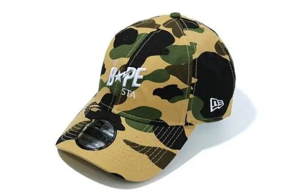 BAPE 1st Camo Sta New Era Panel Cap - Yellow