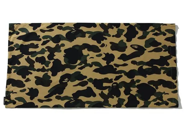 A BATHING APE 1st Camo Medium Pillow Case - Yellow
