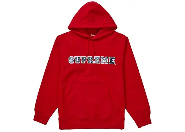 Supreme Hooded Sweatshirt - Red