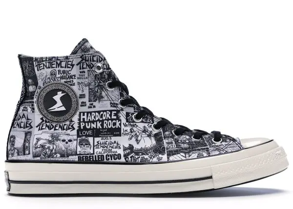 CONVERSE Chuck Taylor All Star 70 Hi Suicidal Tendencies - Black/white