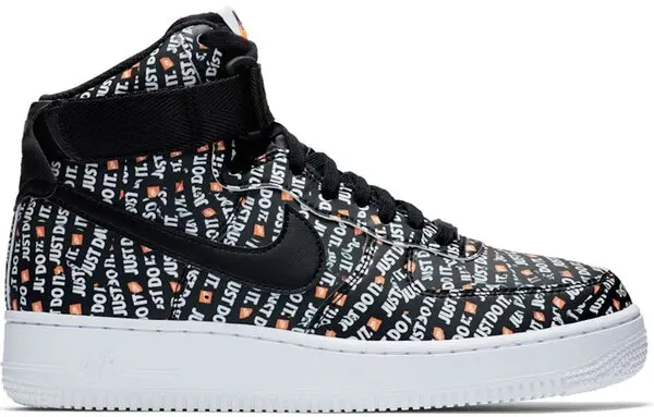 Nike Air Force 1 High Just Do It Pack Sneakers - Black/white