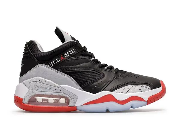 JORDAN Point Lane Cement Sneakers - Black/university Red/wolf Grey