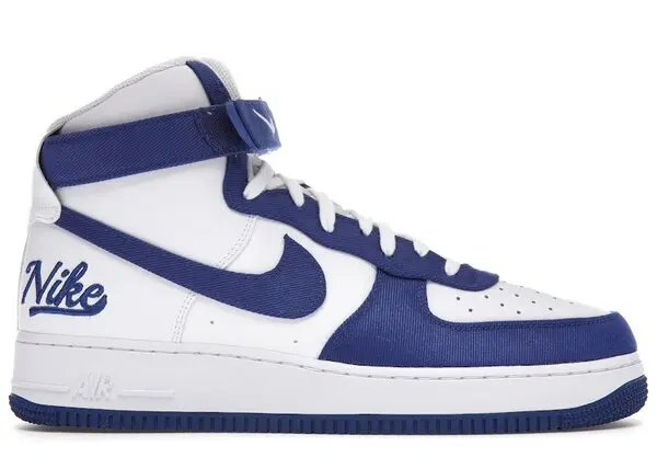 Nike Air Force 1 High Emb Dodgers - White/royal