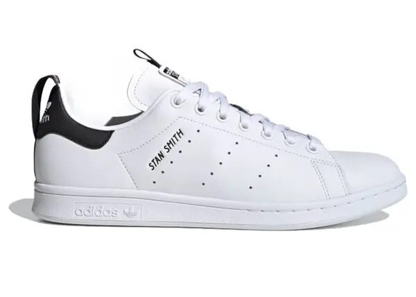 Adidas Stan Smith Lace Up Sneakers - Cloud White/core Black/solar Red