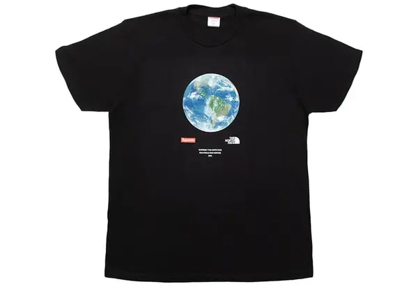Supreme The North Face One World Tee Shirt - Black