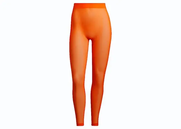 Adidas Ivy Park Swim Leggings In Solar Orange Editorialist - Main Image
