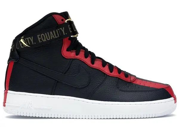 Nike Force 1 High Bhm Sneakers - Black/university Red
