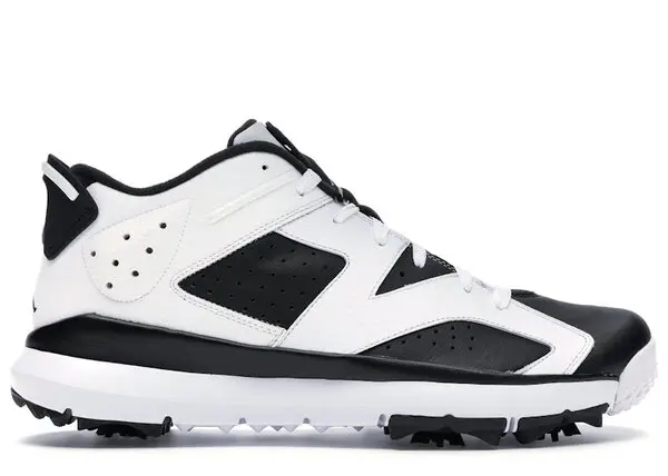 JORDAN 6 Retro Golf Cleat - White/black