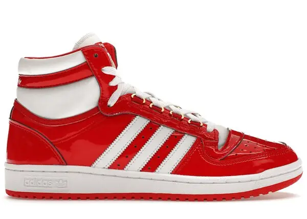 Adidas Top Ten Rb Sneakers - Better Scarelet Red/cloud White/gold Metallic