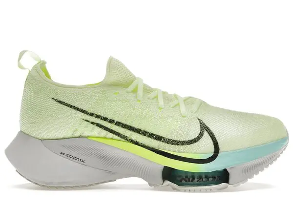 Nike Air Zoom Tempo Next% Flyknit - Volt/light Blue/white