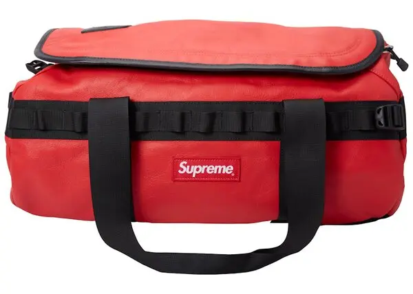 Supreme The North Face Leather Base Camp Duffel