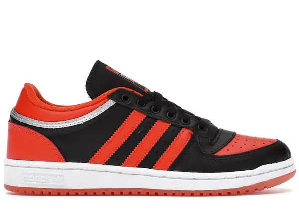 Adidas Top Ten Low Sneakers - Black/orange/white